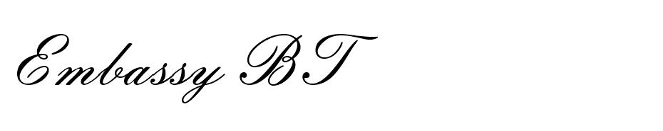 Embassy BT font - Embassy BT font download